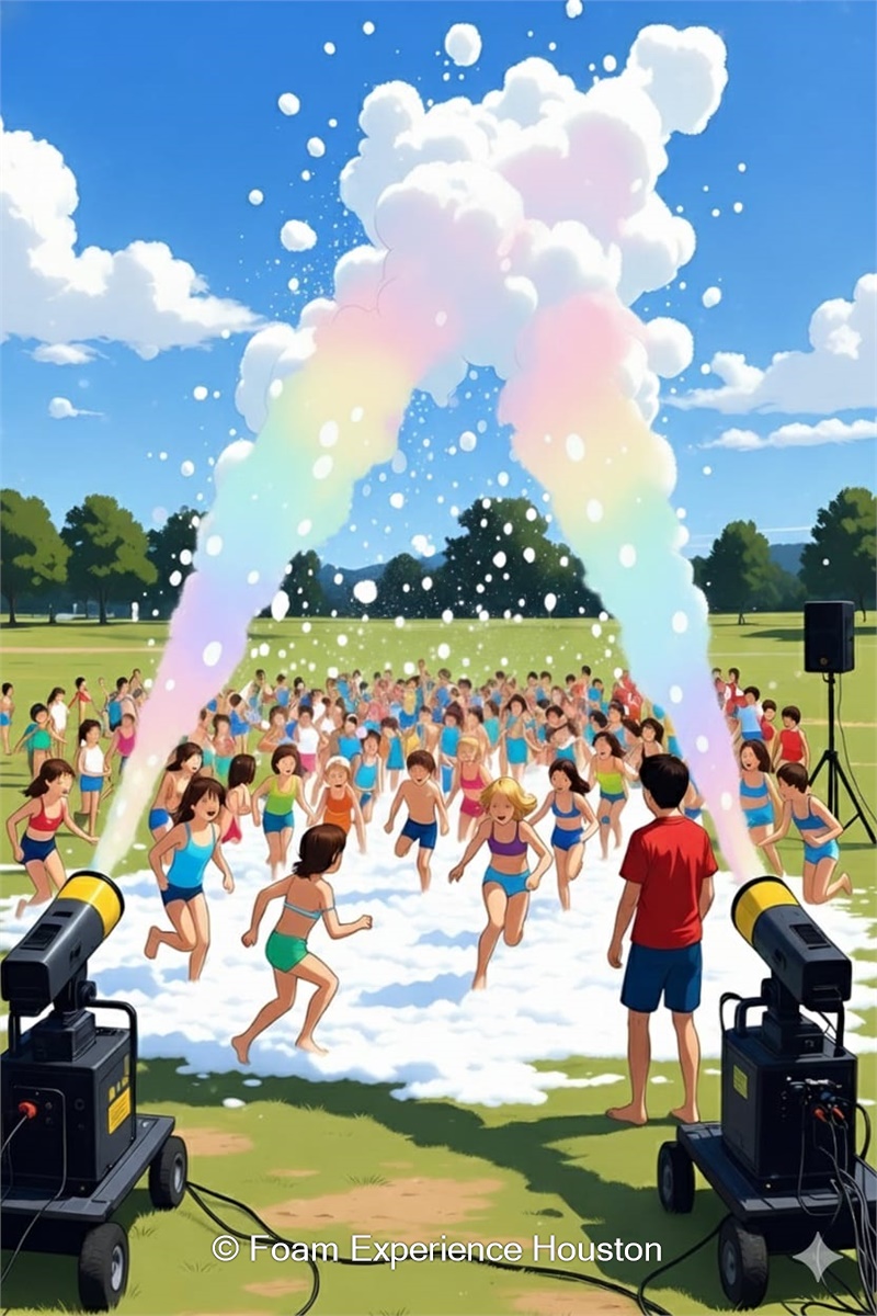 Foam Machine & Foam Pit Rentals! | TLG Inflatables