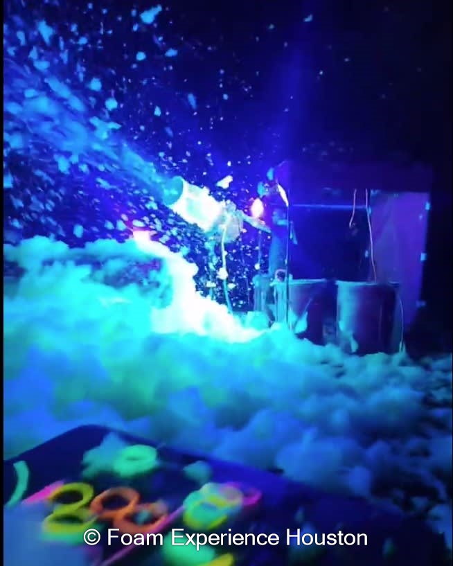 Night Blacklights GlowFoam Party Experience Rental - Foam Machine Rentals with the full Foam ...